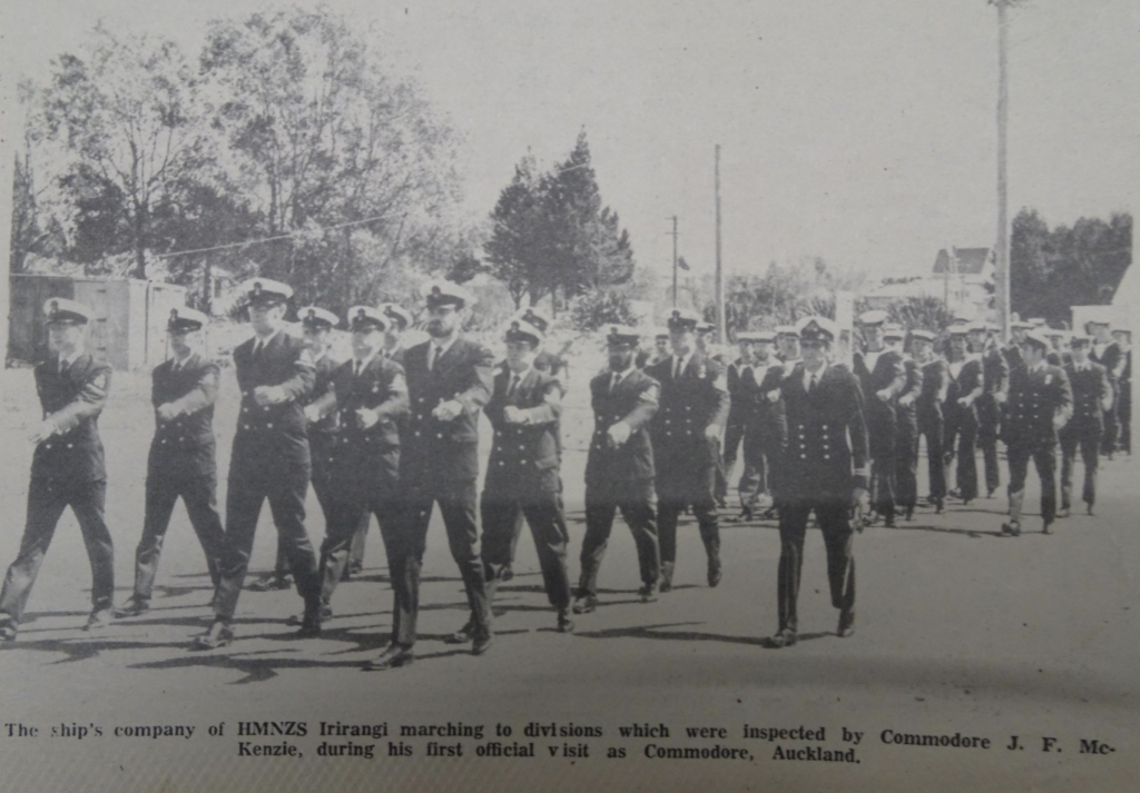 HMNZS IRIRANGI ON PARADE – RNZN Communicators Association